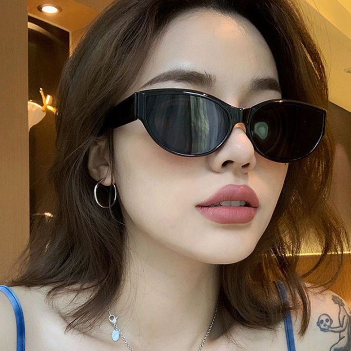 Personality Cat Eye Sunglasses Woman Vintage Black Gradient Sun Glasses ...