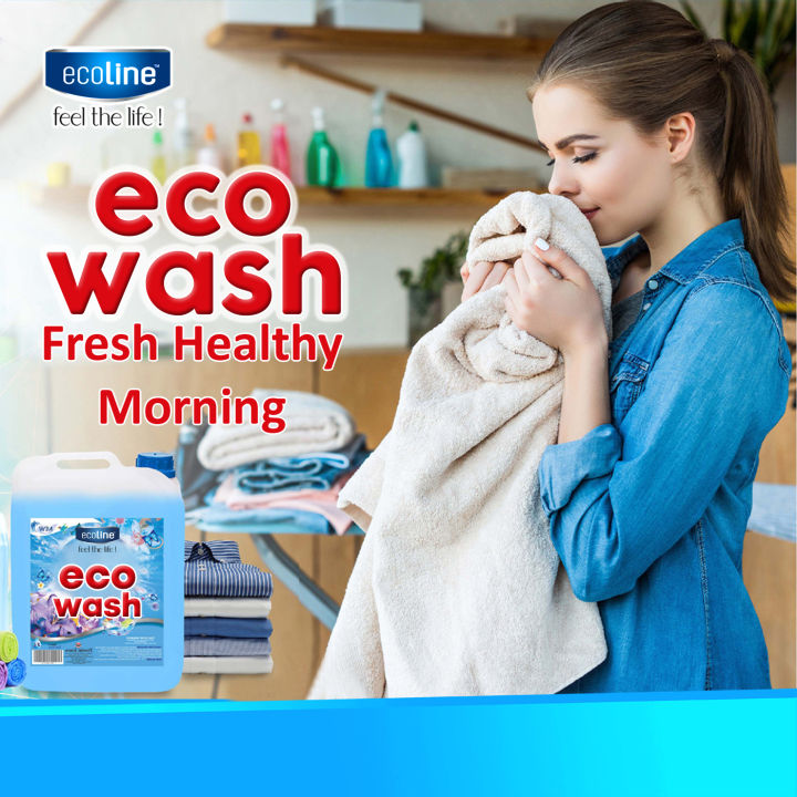 ECO WASH LIQUID DETERGENT POWER FULL FORMULA MORE FOAMING | Daraz.pk