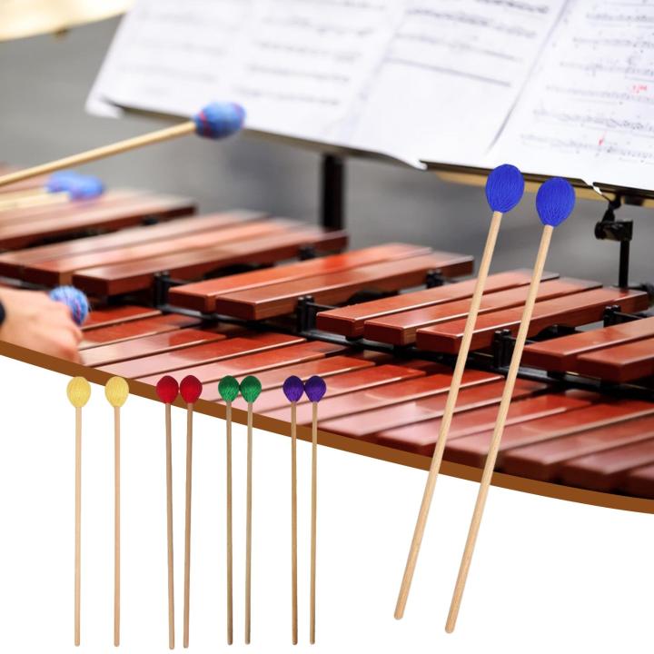 Premium Marimba Mallets Professional Marimba Mallets with Long Wooden ...