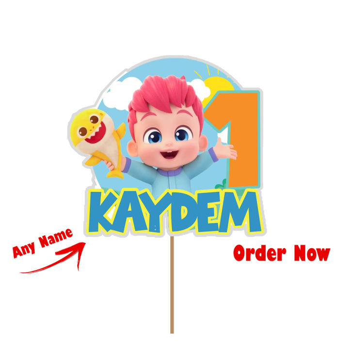 Custom BEBEFINN Cake Topper | Daraz.pk