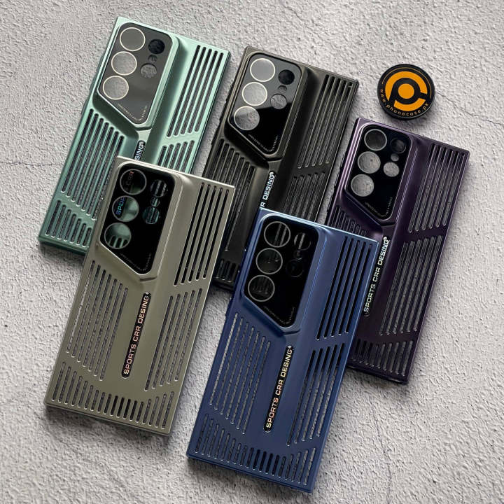 Galaxy S23 Ultra - Sports Car Thermal Alloy Case With Built-in Camera ...