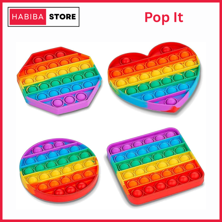 Silicone Pop it Fidget toy 1 Piece | Push Pop Bubble Fidget Sensory ...