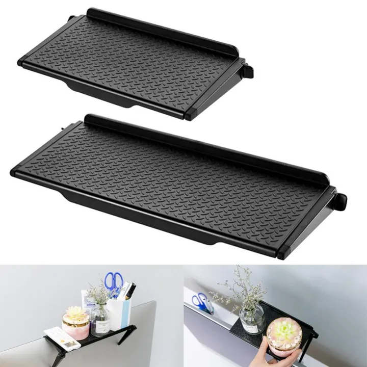 ZMM Home Office Storage Rack Adjustable TV Screen Top Shelf Holder ...