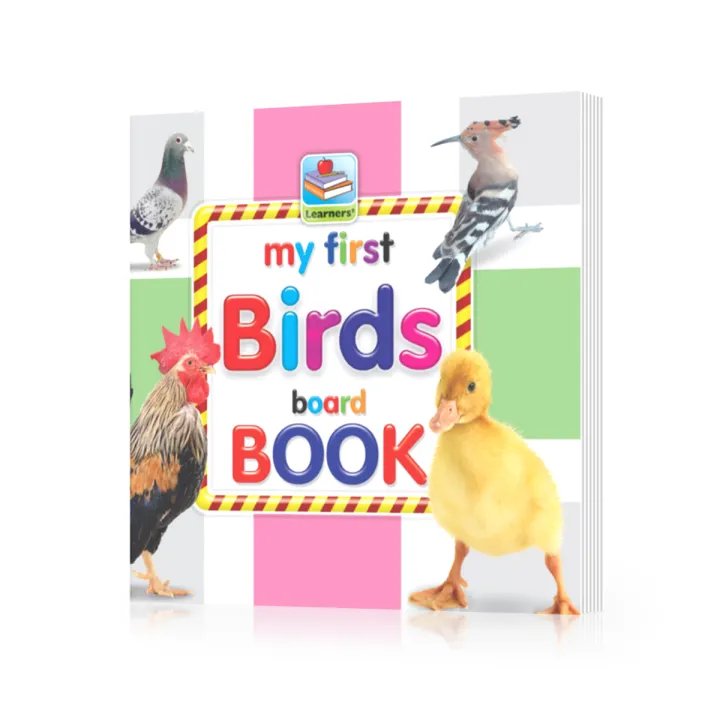 “My First Board Book Of BIRDS” Hard Bound Qaida CD Size Export Quality ...
