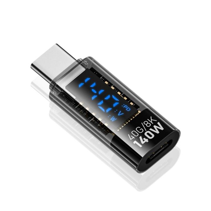 Professional PD 140W USB-C Adapter Digital LED Display 40Gbps Power ...