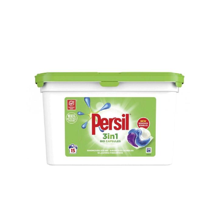 Persil 3 in 1 Bio Washing Liquid Detergent 15 Caps | Daraz.pk