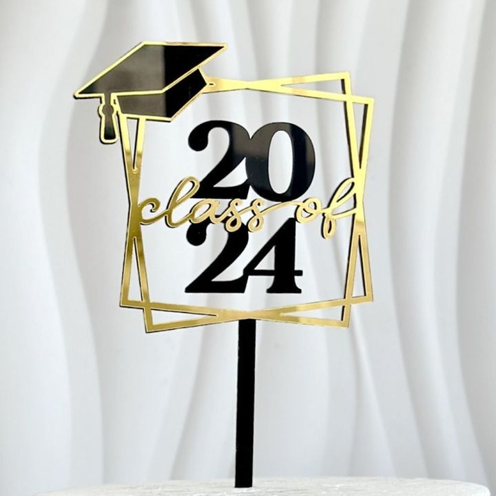 2024 Graduation Graduation Party Graduation Cake Toppers Acrylic Class ...