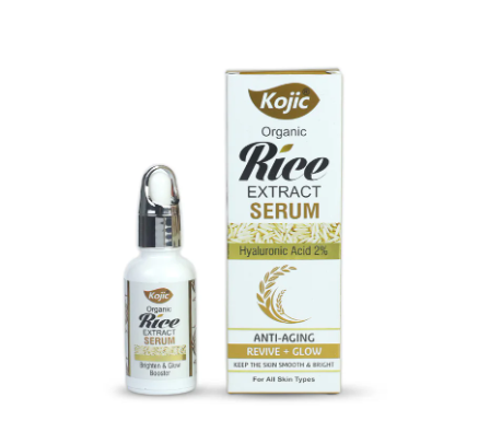 Kojic Rice Serum | Anti-aging Rice Water Extracts | Hyaluronic Acid 2% ...