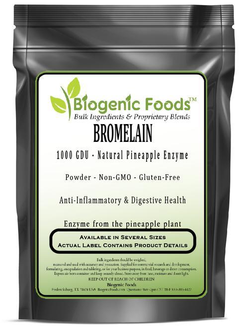 Bromelain - 1000 GDU - Natural Pineapple Enzyme Powder Extract - Enzyme ...