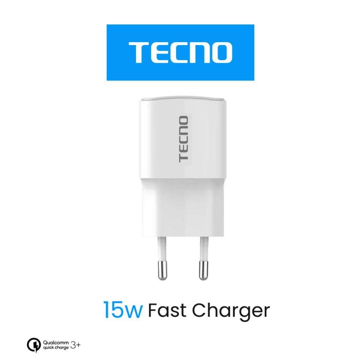 Tecno_Original Charger 15w Fast Charger With QC 3.0 For all android ...