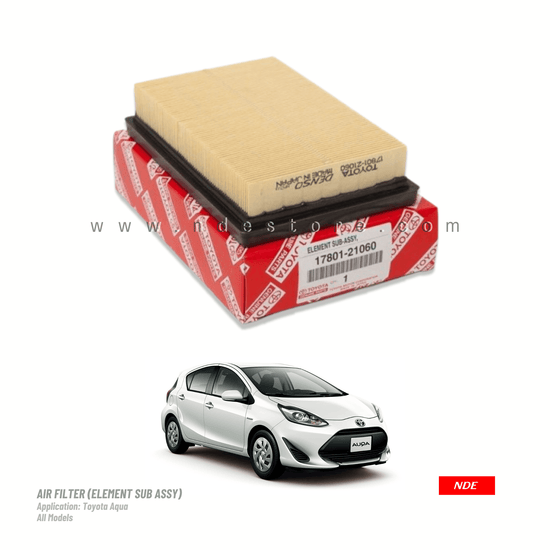 AIR FILTER ELEMENT GENUINE FOR TOYOTA AQUA | Daraz.pk