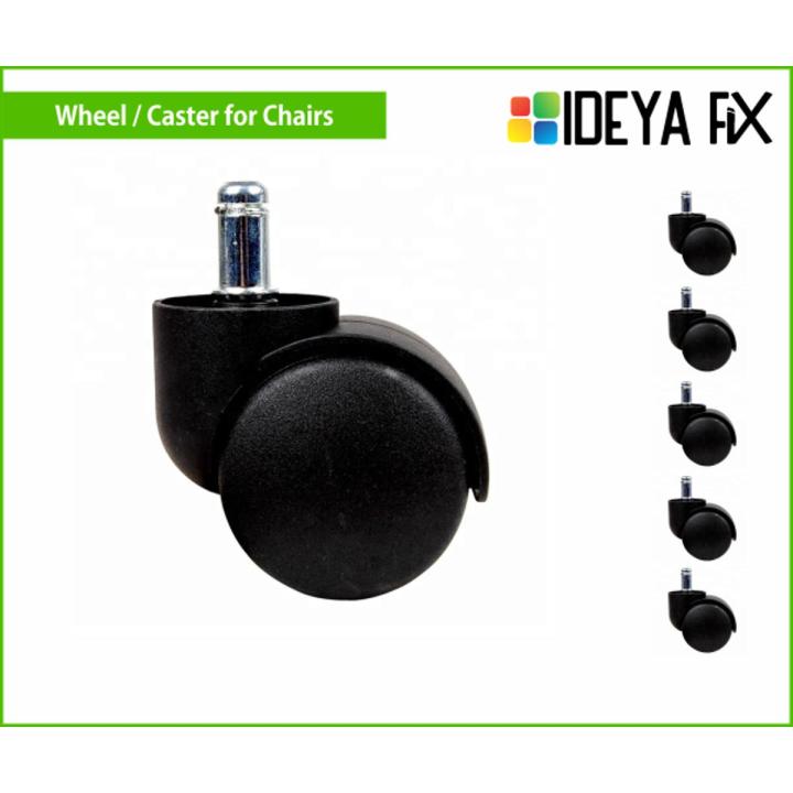 wheels / casters - set of 5 - all kinds of revolving chairs | Daraz.pk