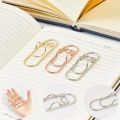 Multi-functional Love Model Paper Clips Metal Heart Shape Pen Holder ...