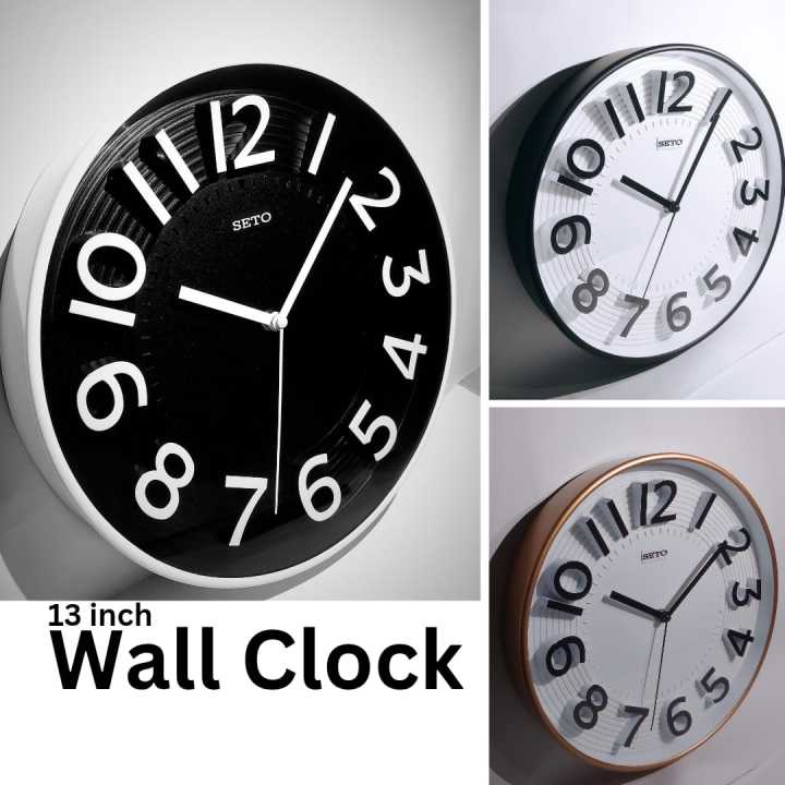 High Quality New Wall Clock - Modern 13 inch Wall Clock Non-Ticking ...