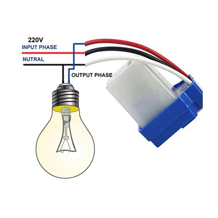 Photocell Automatic Light Control Sun Switch LDR 220V 10A 50Hz Street ...