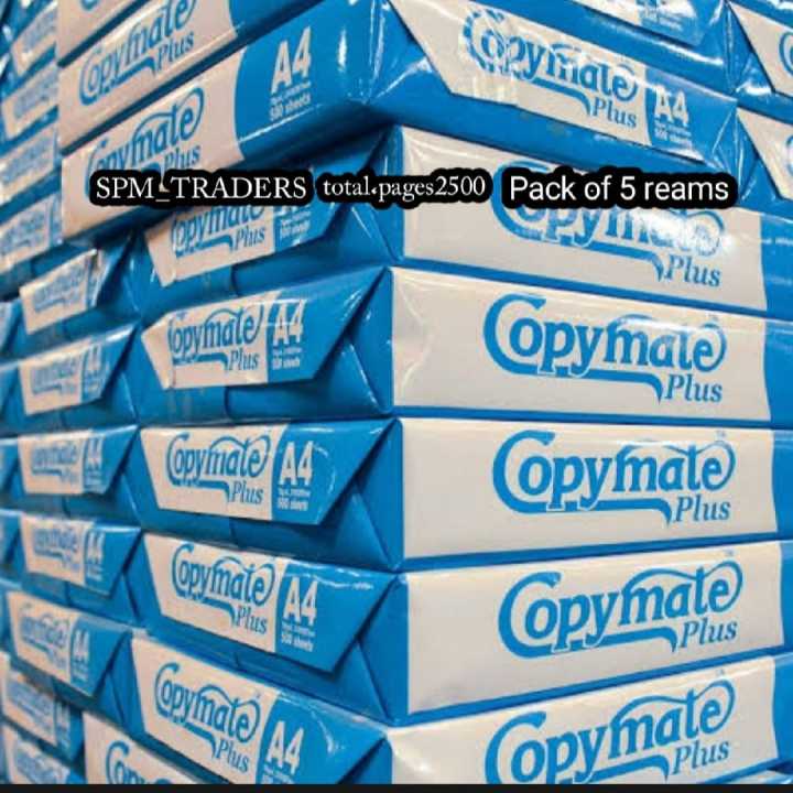 A4 copymate paper 500 sheets ream for photocopy; paper products ...