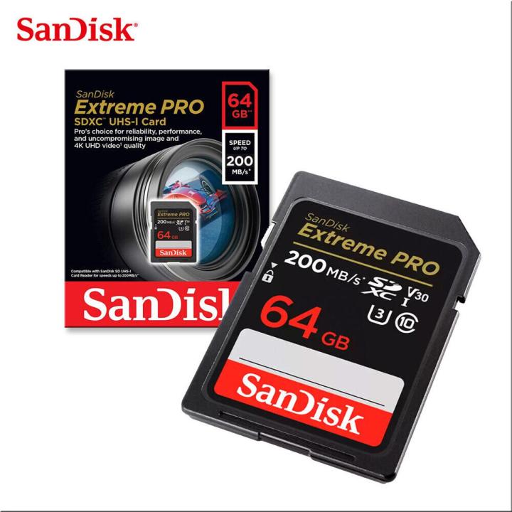 Sandisk Extreme PRO 64GB 200MB/s SDXC UHS-I CARD | Daraz.pk