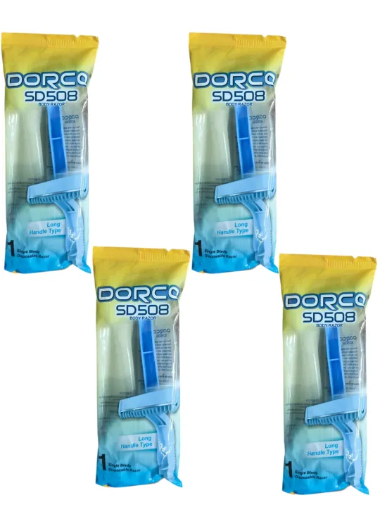 Pack of 4 | Dorco SD508 Single Blade Body Razors | Disposable Hygiene ...