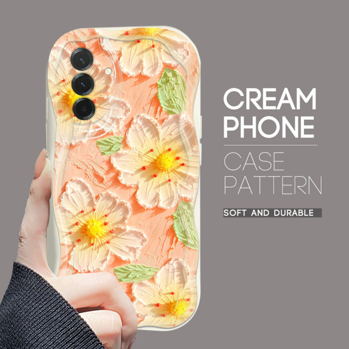 BILI for Samsung A36 A56 5G Back Cover Oil Painting Flowers Pattern ...