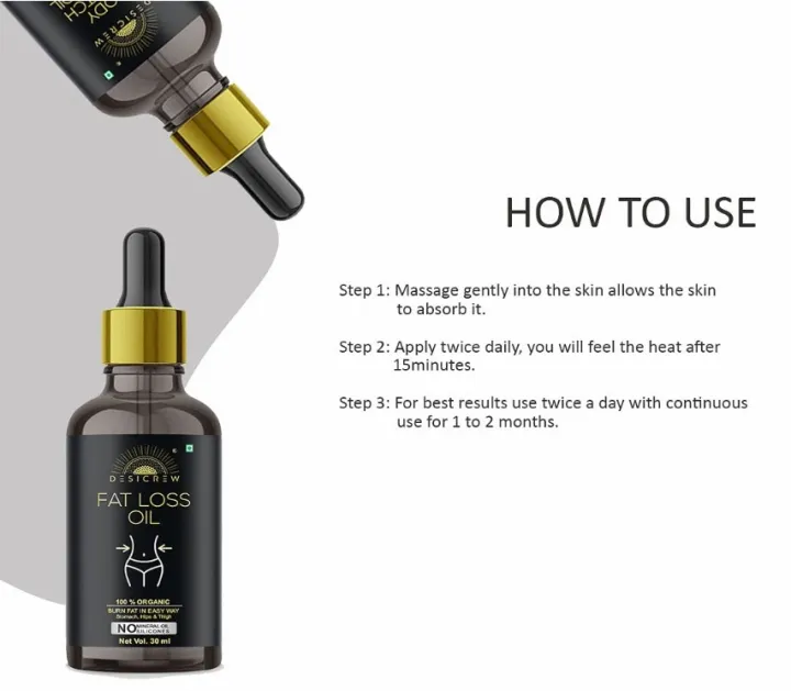 Fat Burning Slimming Oil for Women 90ml Belly Fat Reducer, Weight Loss ...