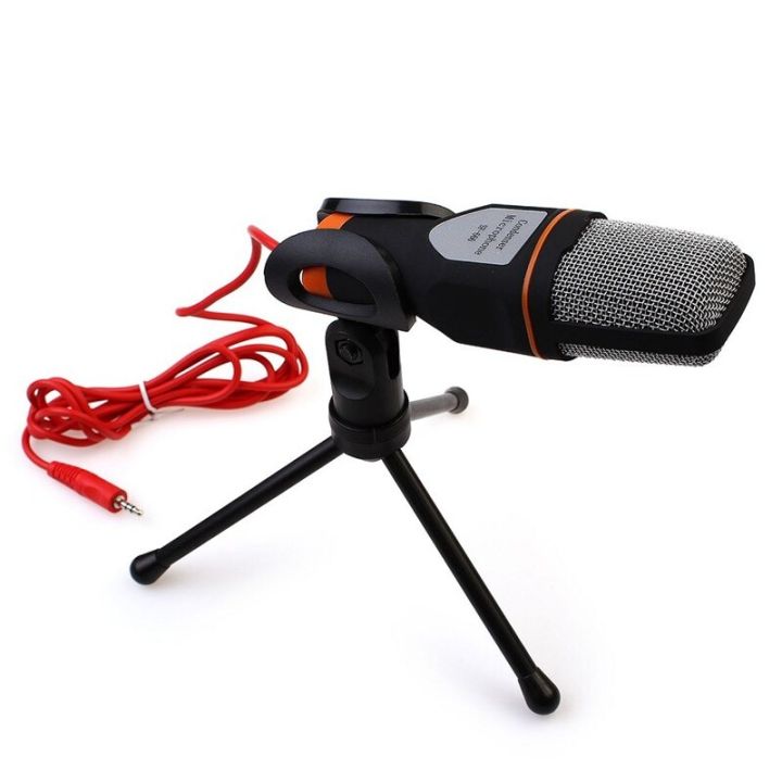 SF-666 Multimedia Studio 3.5mm Condenser Wired Computer Microphone with ...