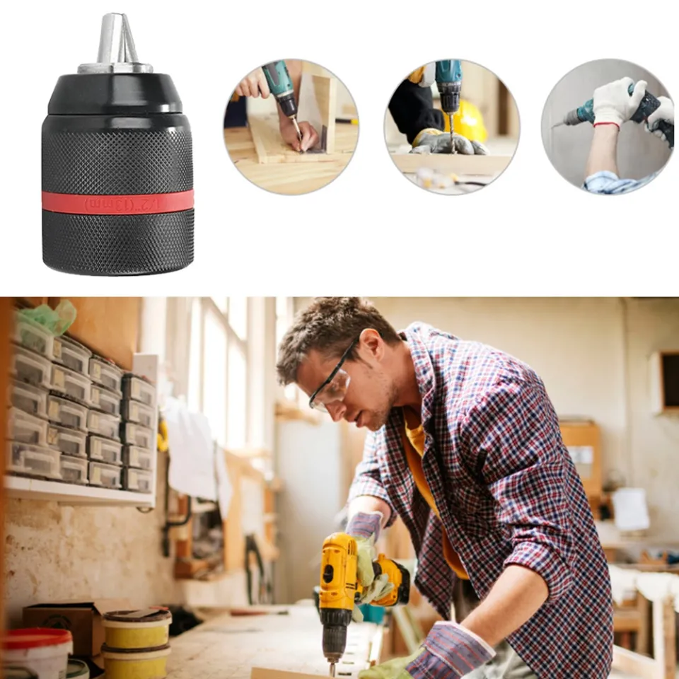 Self locking drill chuck store