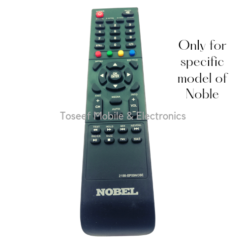 Remote for NOBLE LCD & LED TV 2100 | Daraz.pk