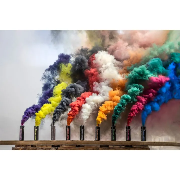 Pack of 5 Original HD Color Smoke Flares Shell_ Photoshoots, Parties ...