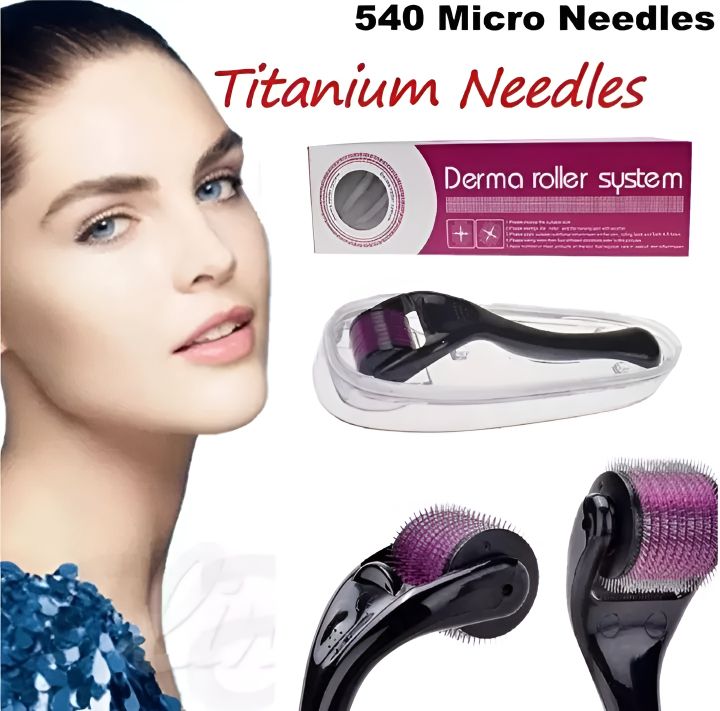 Derma Roller 0.5 Mm Hair & Skin System Tijarat Online Derma Roller 0.5 ...