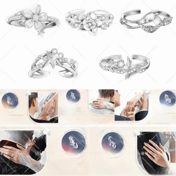 Gift Copper Love And Deepspace Ring Xavier Rafayel Wedding Ring Sylus ...