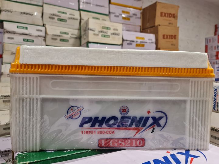 PHOENIX BATTERY UGS210 12 VOLTS 21 PLATES HUGE BACKUP HUGE CONTAINER ...