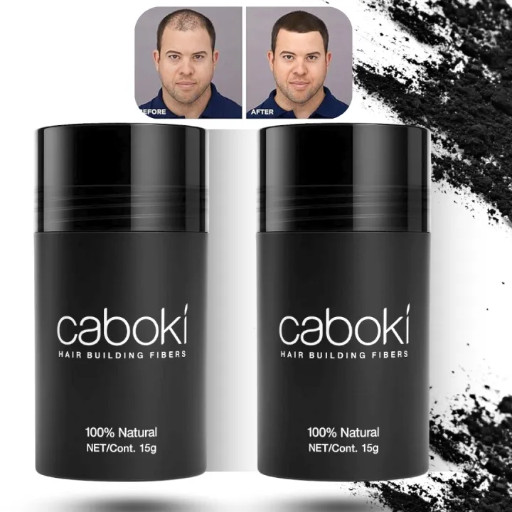 Pack of 2 Caboki Hair Building Fiber 15g – Instant Hair Thickening ...
