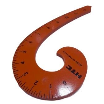 Wooden French Curve - shape scale for Sholder, Gol gala, neckline ...
