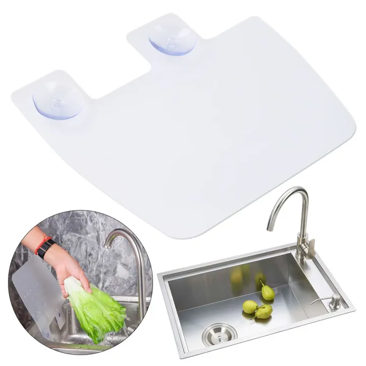 Kitchen Sink Double Splash Guards Dish Flap Water Anti-water Board ...