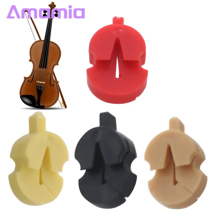 Amamia Violin Rubber Silencer Super Soft Violin Mute Rubber Fiddle ...