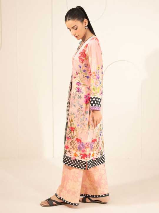 3PC Lawn Suit Printed (Stitched) outlet stock from Limelight | Daraz.pk