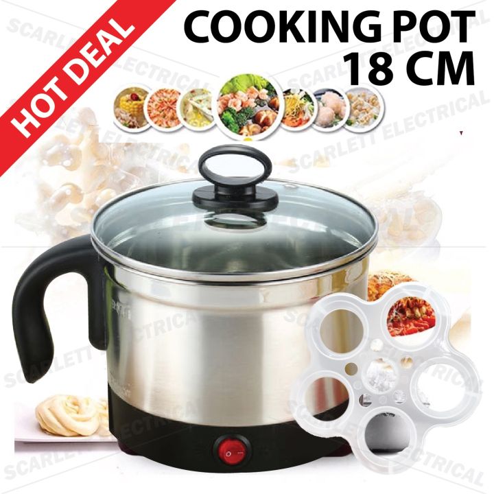 All-in-One Electric Mini Cooker ⚡ | 16cm Non-Stick Hot Pot for Quick ...