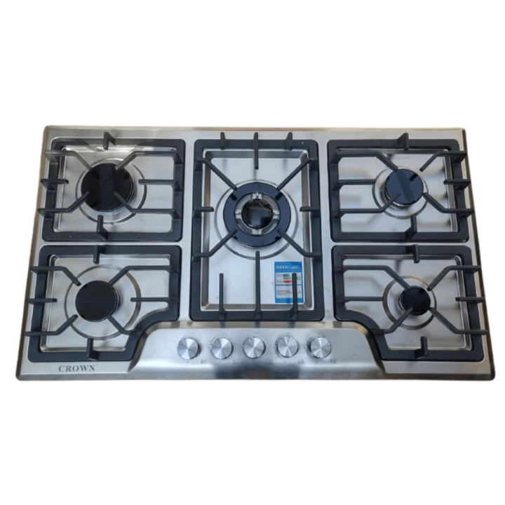 Crown CR-1A Built-In Gas Hob – Single Burner Compact Stainless Steel ...