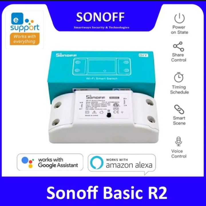SONOFF Basic Smart Home Automation DIY Intelligent Wi-Fi Wireless ...