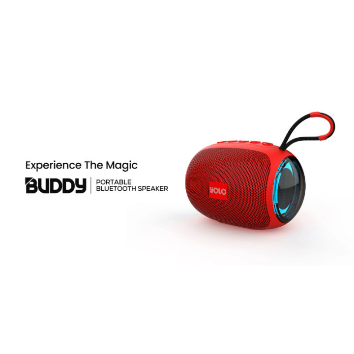 Yolo Buddy Mini Portable Bluetooth Speaker With Dynamic RGB Lights | Daraz.pk