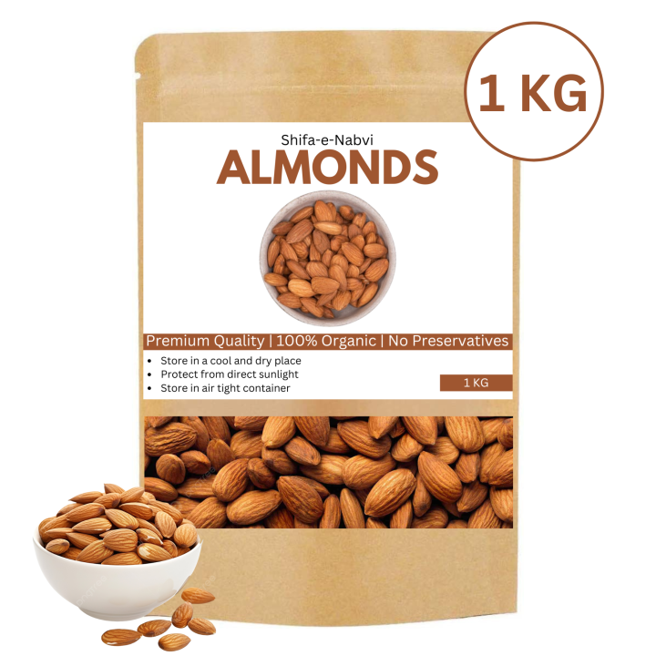 1 KG Plain American Almonds | Top Premium Quality | Fresh Import ...