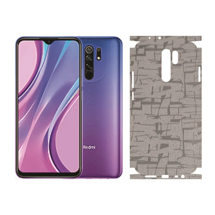 Xiaomi Redmi 9 Back Paper 360 China Silver Sheet Anti-stain Full ...