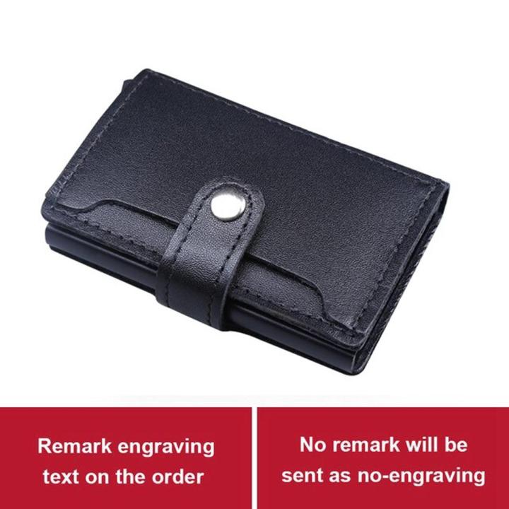 【DATA FROG Global MALL】Men Blocking Rfid Wallet Mini 100% Genuine ...