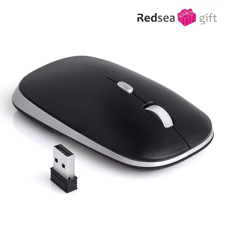 Wireless Computer Mouse, 2.4G Slim Portable Computer Mice with Nano ...