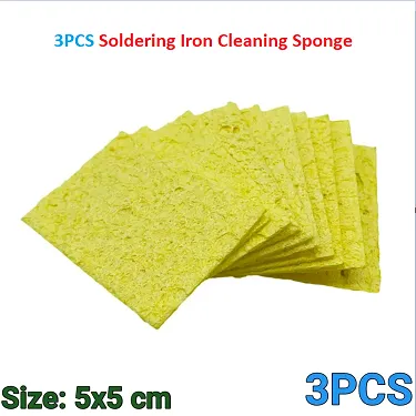 3PCS Soldering Iron Cleaning Sponge Tip Repair Tools Sponge | Daraz.pk