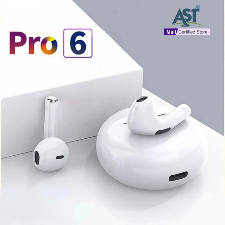 NEW Original Air Pro 6 TWS Wireless Headphones Fone Bluetooth Earphones ...