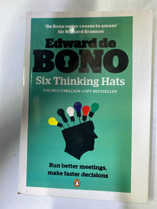 SIX THINKING HATS BY EDWARD DE BONO | Daraz.pk
