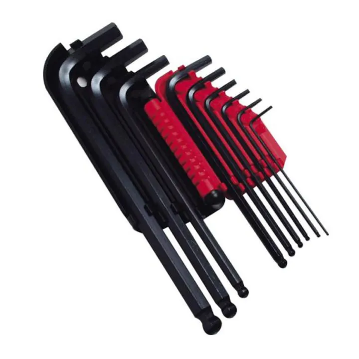 Stanley Long Spherical Head Male Ball Hex Key Spanner Set - 9 Pcs ...
