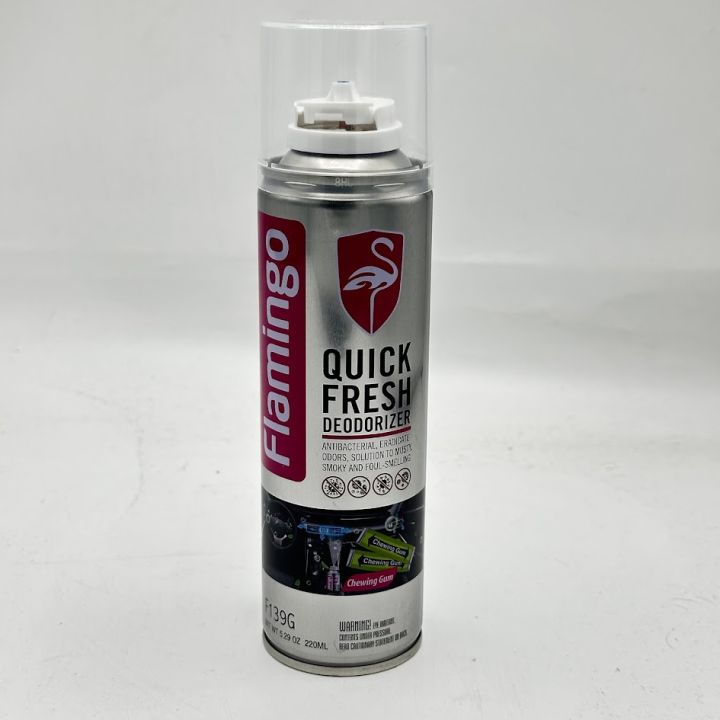 Flamingo Car A/C Quick Fresh Deodorizer (220ML) Avaible in 4 Frangences ...