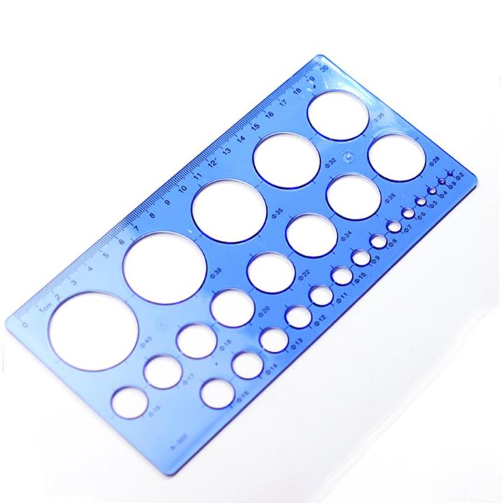 Plastic Circle Template Measuring Templates Ruler Circle Drawing ...